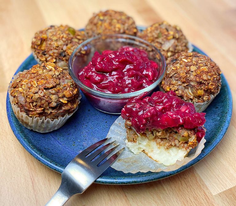 Savory Holiday Muffins - Straight Up Food